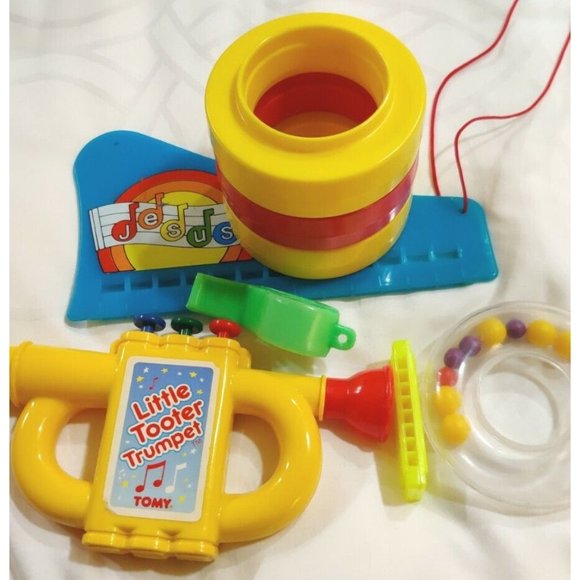 TOMY Etc | Toys | Tomy Little Tooter Trumpet Toy Plays Mary Had A ...